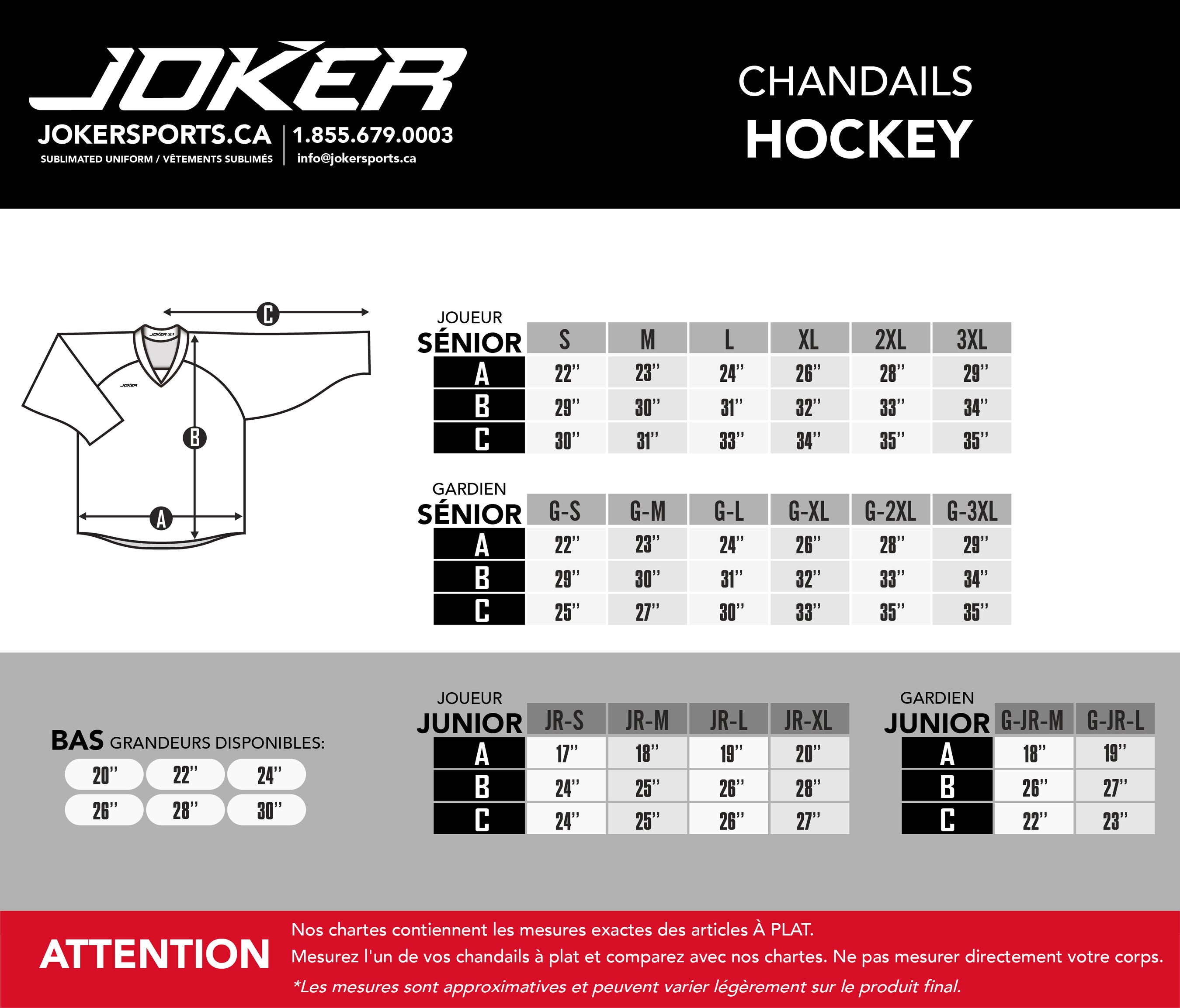 Hockey - Consulter notre catalogue pour vous inspirer — Joker Sports